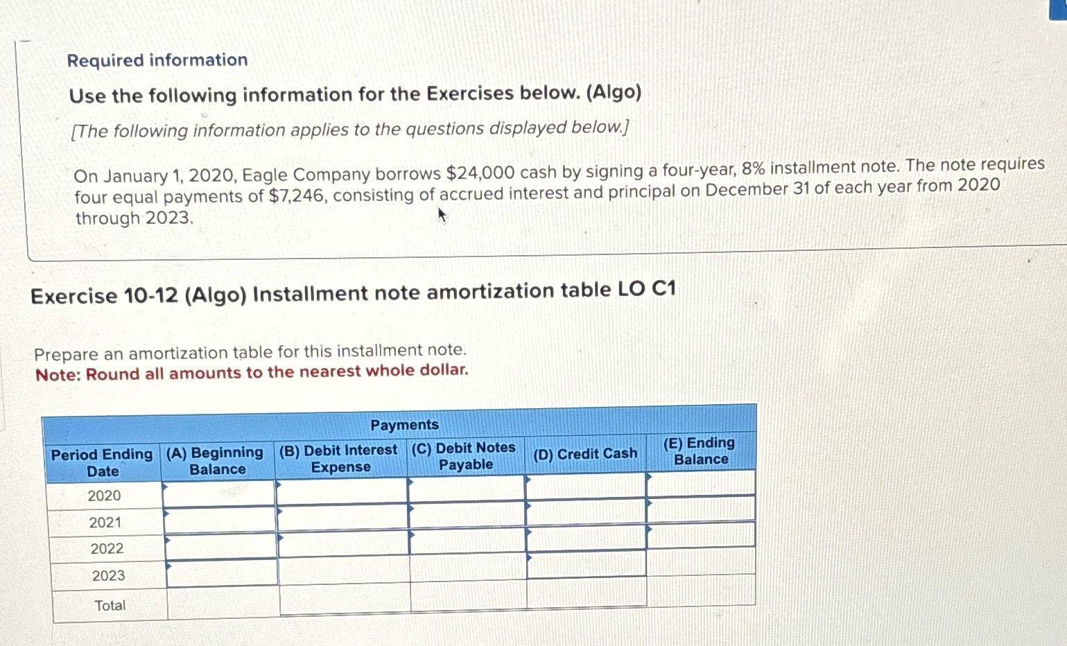 Solved Required informationUse the following information for | Chegg.com