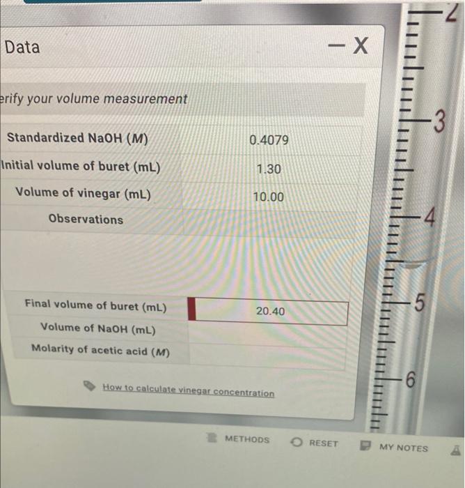 Solved can you please answer the Final volume of buret, | Chegg.com