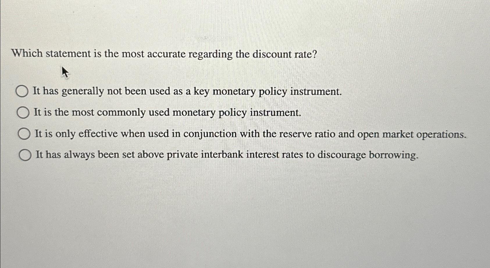 Solved Which statement is the most accurate regarding the | Chegg.com