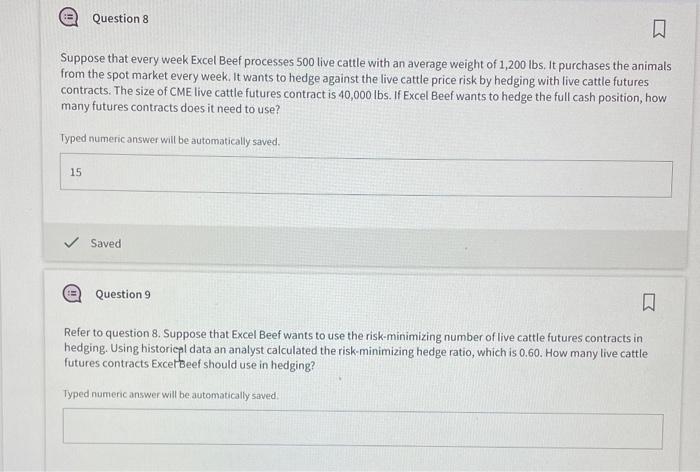Solved Suppose that every week Excel Beef processes 500 live | Chegg.com
