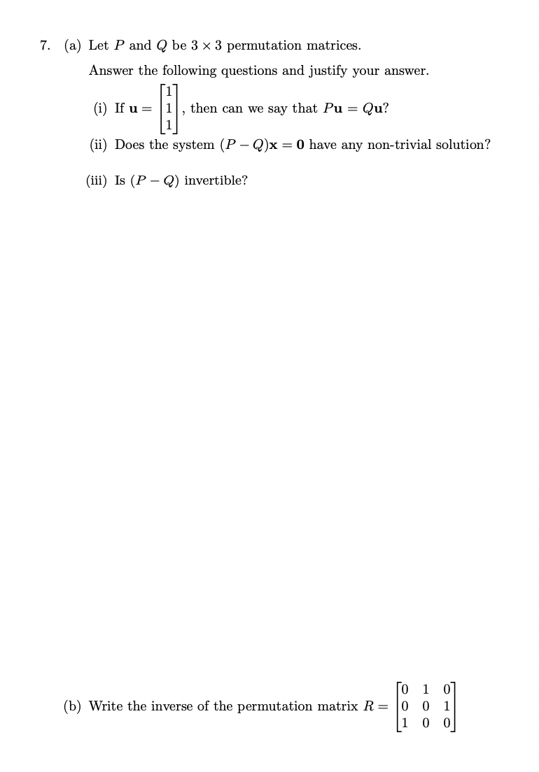 Solved answer all parts, I will upvote(a) ﻿Let P ﻿and Q ﻿be | Chegg.com