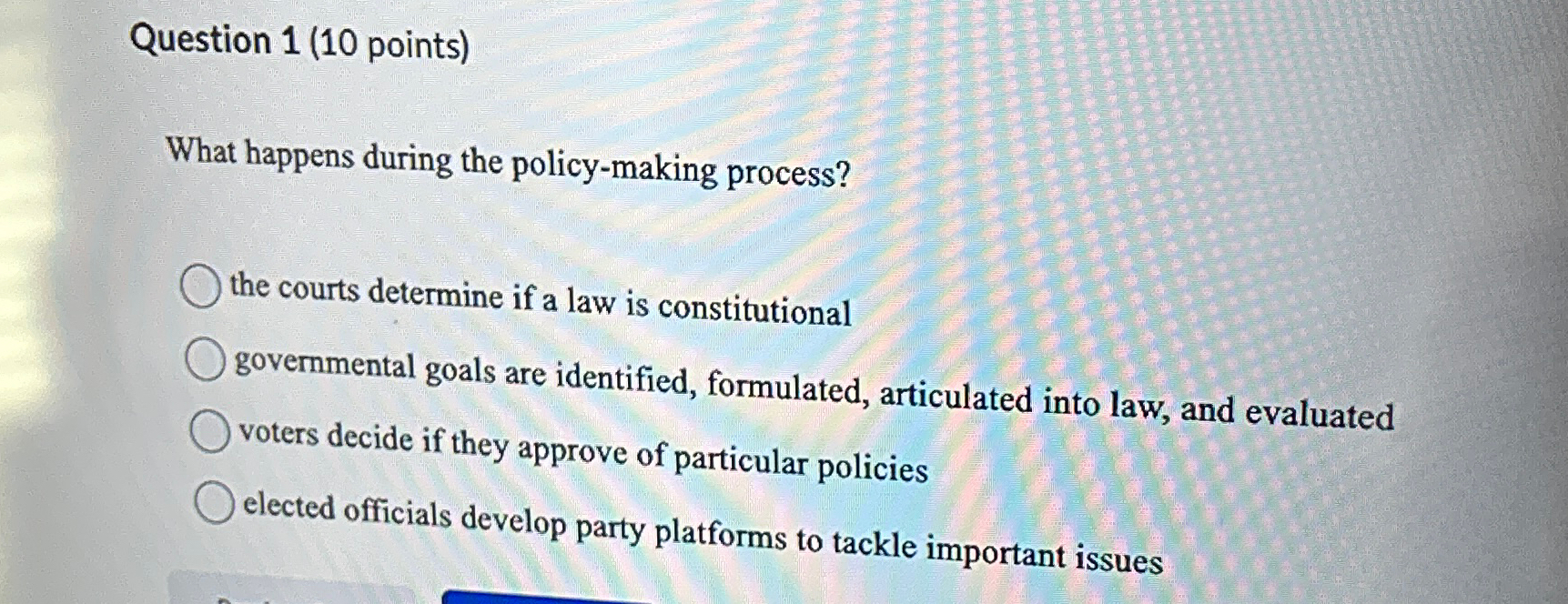 Solved Question 1 (10 ﻿points)What happens during the | Chegg.com