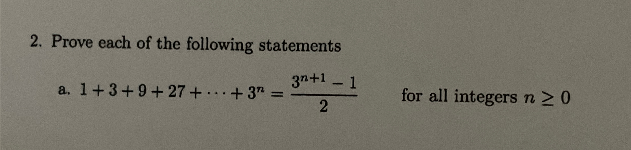 Solved Prove each of the following | Chegg.com
