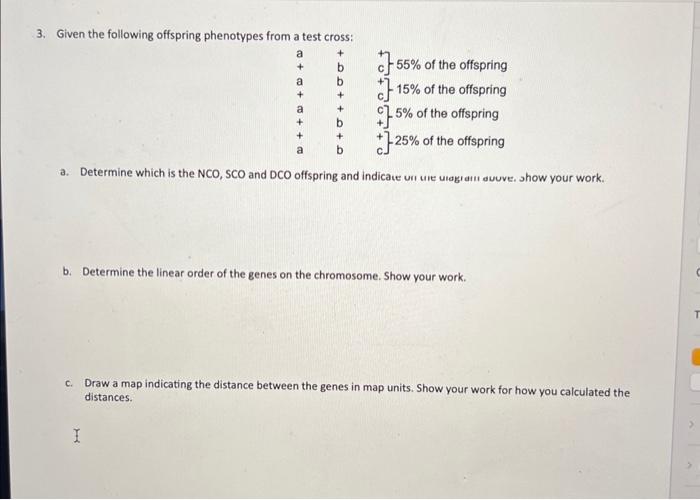 Exercise 10: Linkage and Mapping 1. Two different | Chegg.com