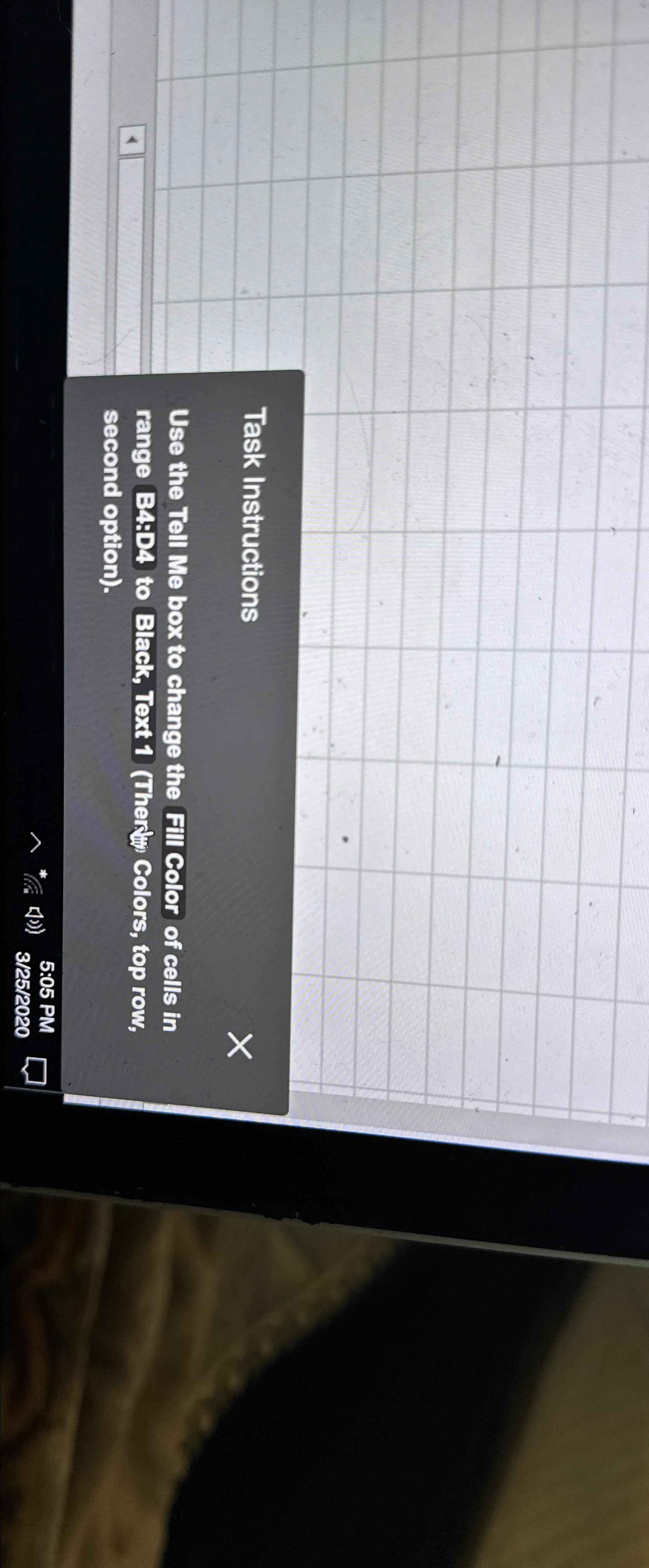 Solved Task InstructionsUse the Tell Me box to change the | Chegg.com