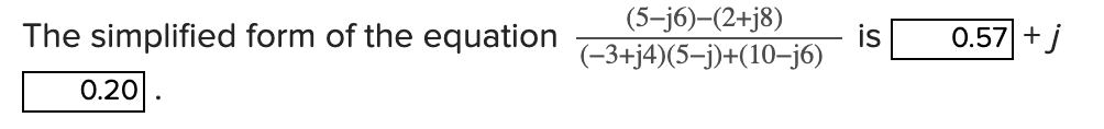 Solved The simplified form of ﻿the equation | Chegg.com
