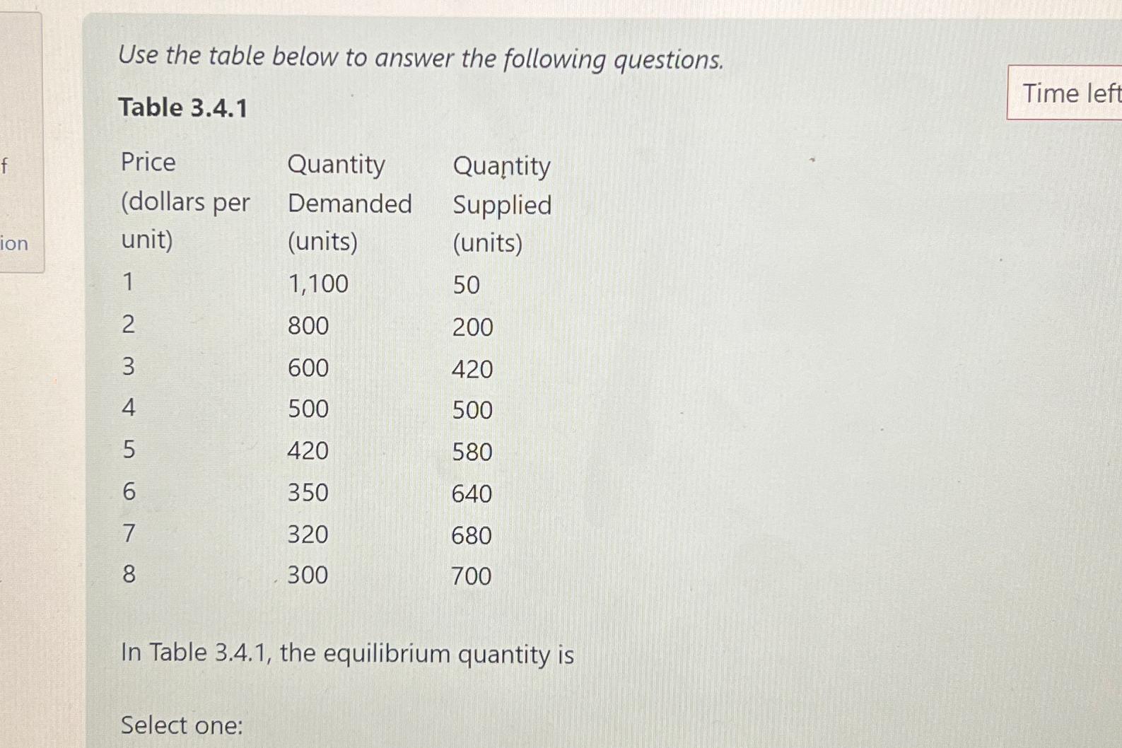 Solved Use the table below to answer the following | Chegg.com