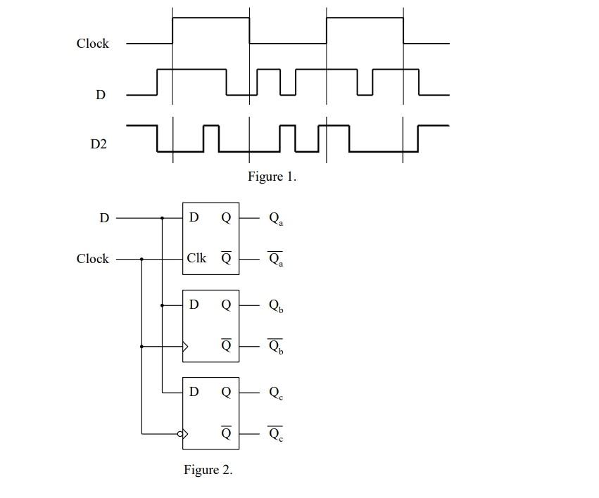 Solved Problem 1 Draw The Waveform For Qa Qb And Q