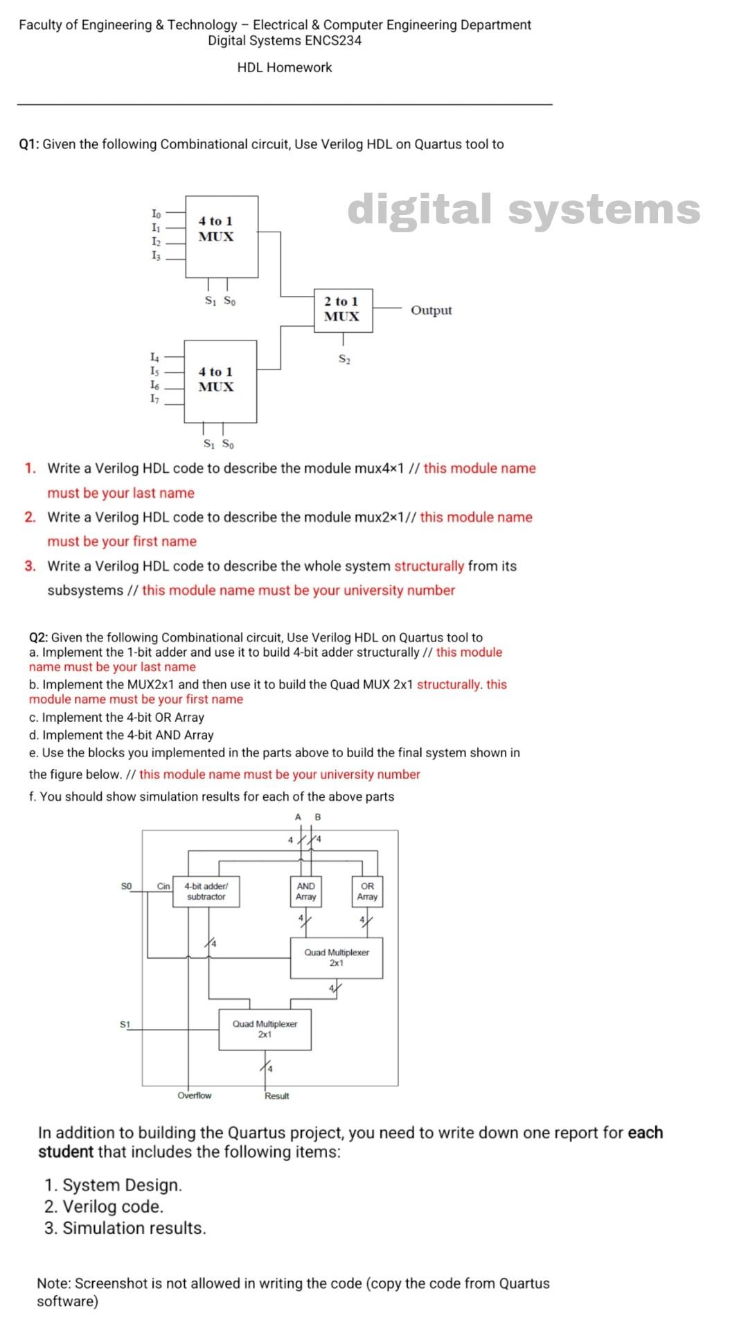 Faculty of Engineering \& Technology - Electrical \& | Chegg.com