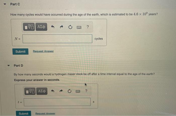 Solved A maser is a laser-type device that produces | Chegg.com
