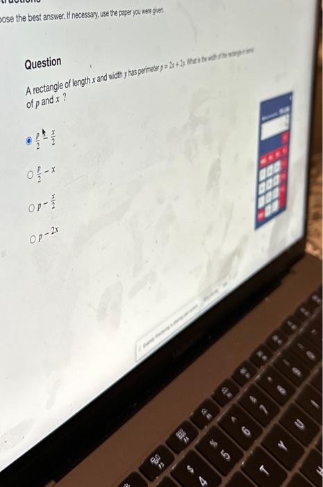 Solved Question of p and x ? (1) 2p−2x 02p−x OP−2x Op−2x | Chegg.com