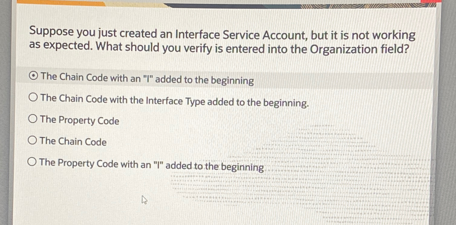 Solved Suppose you just created an Interface Service | Chegg.com