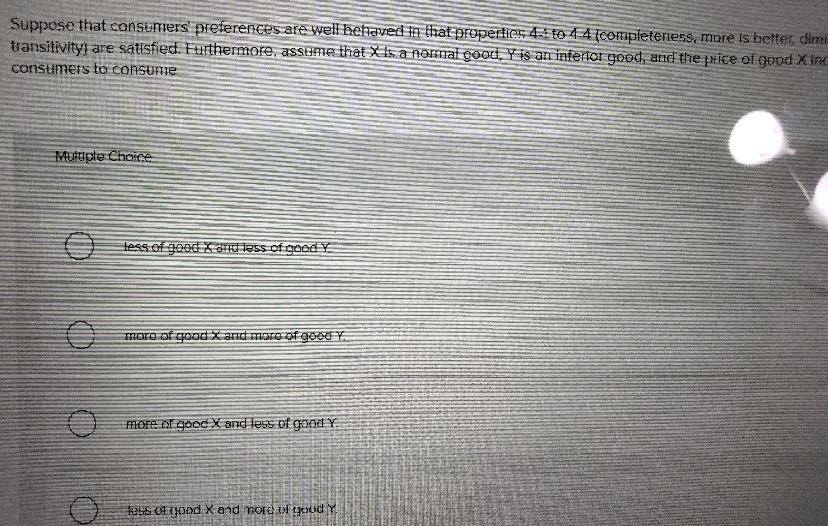 Solved Suppose that consumers' preferences are well behaved | Chegg.com