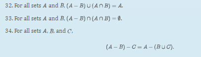 Solved For all sets A and B,(A-B)∪(A∩B)=A.For all sets A,B, | Chegg.com