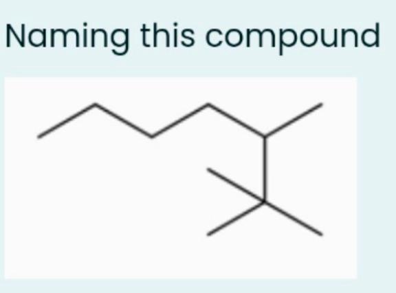 Solved Naming this compound Naming this compound Naming | Chegg.com