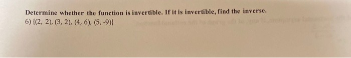 Solved Determine whether the function is invertible. If it | Chegg.com