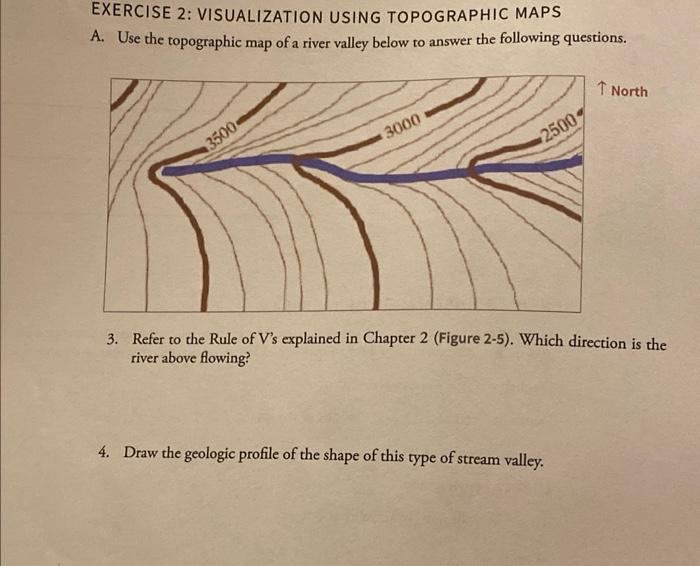 Solved EXERCISE 2: VISUALIZATION USING TOPOGRAPHIC MAPS A. | Chegg.com