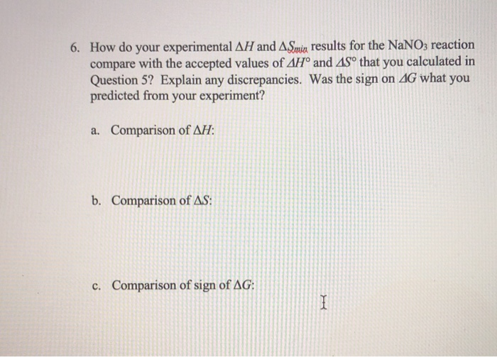 5. Using a table of Thermodynamic data (Appendix G in | Chegg.com