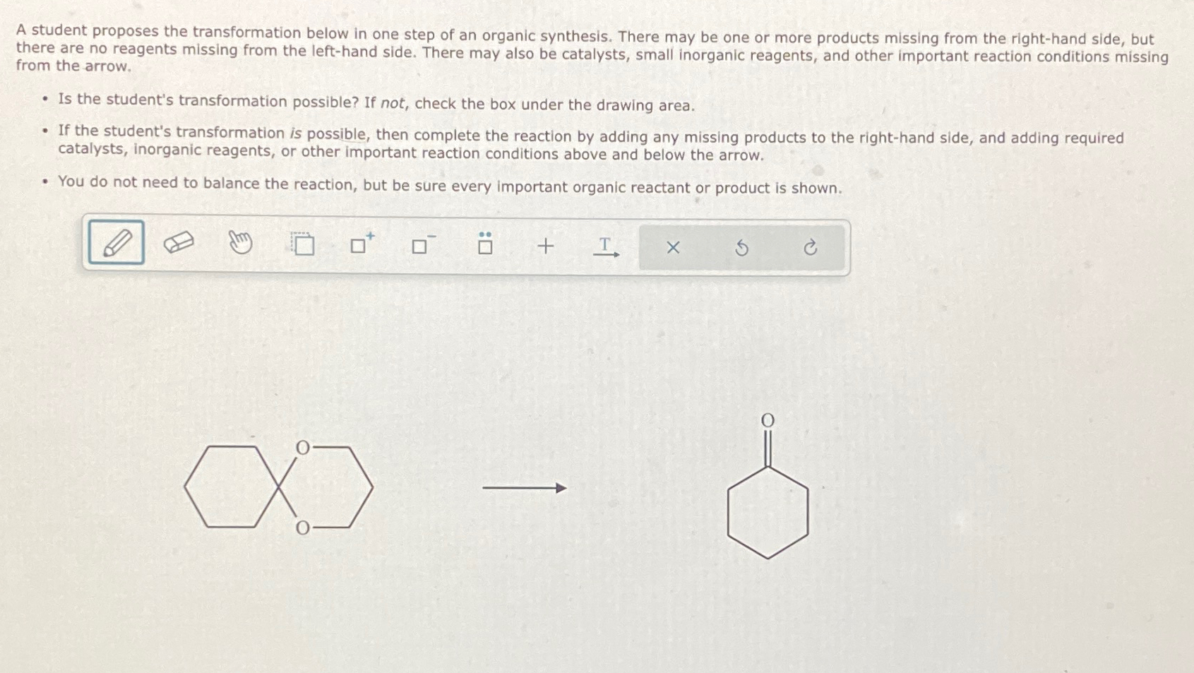 Solved A student proposes the transformation below in one | Chegg.com