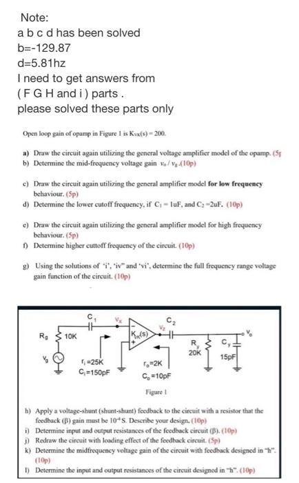 Solved just solve F G H and i parts only nothing else | Chegg.com