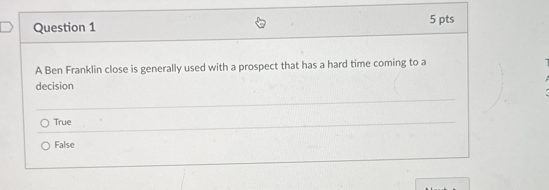 Solved Question 15 ﻿ptsA Ben Franklin close is generally | Chegg.com