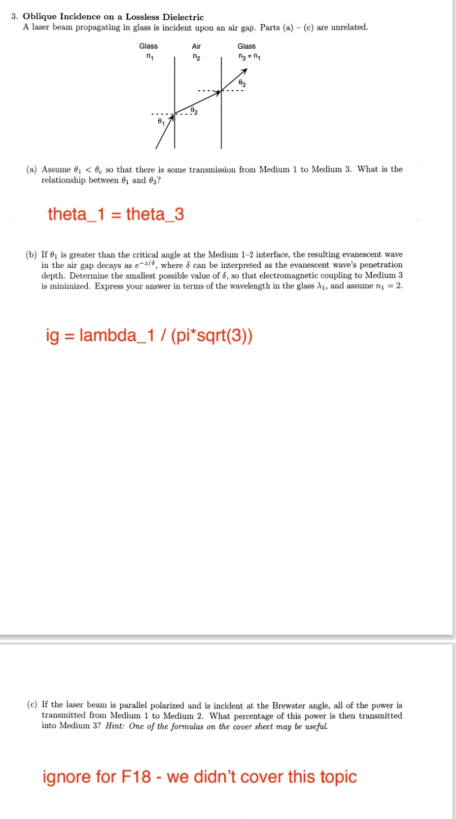 Solved can you solve this with work the amswers are in red | Chegg.com