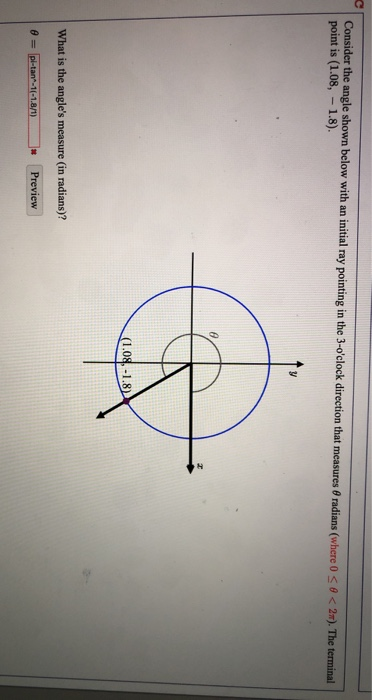 Solved Consider the angle shown below with an initial ray | Chegg.com