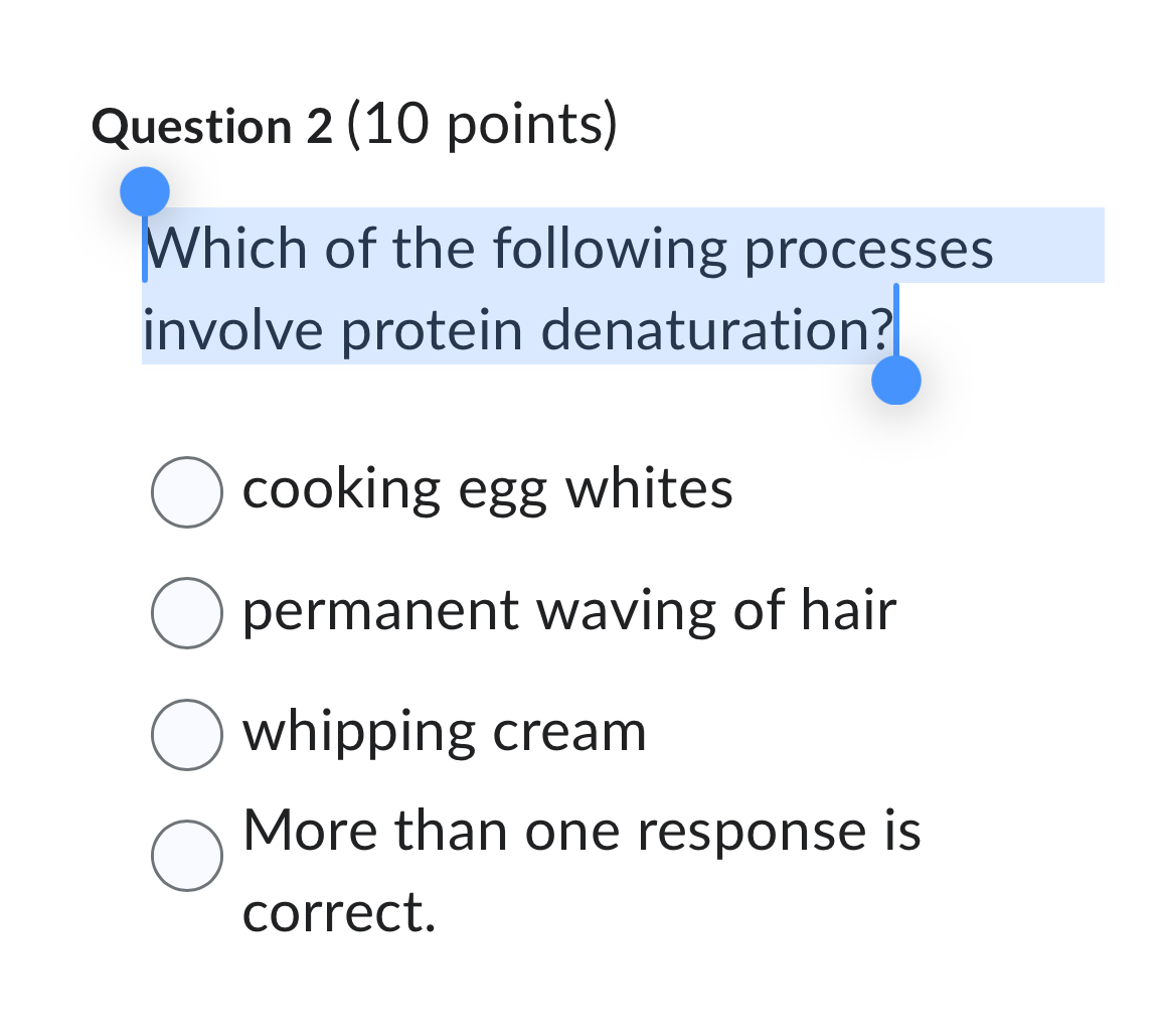 Solved Question 2 (10 ﻿points)Which of the following | Chegg.com
