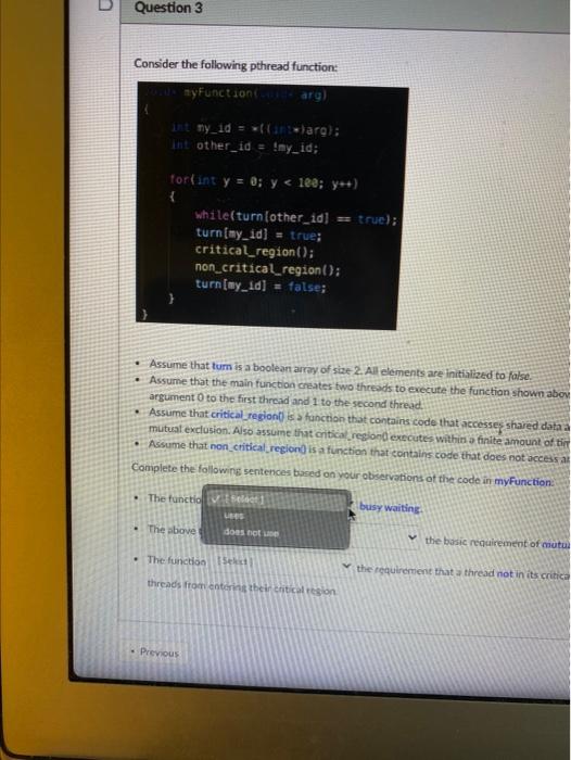 Solved Consider the following pthread function: void | Chegg.com