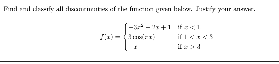 Solved Find and classify all discontinuities of the function | Chegg.com