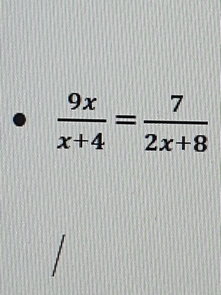 Solved 9x 7 x+4 2x+8 . | Chegg.com