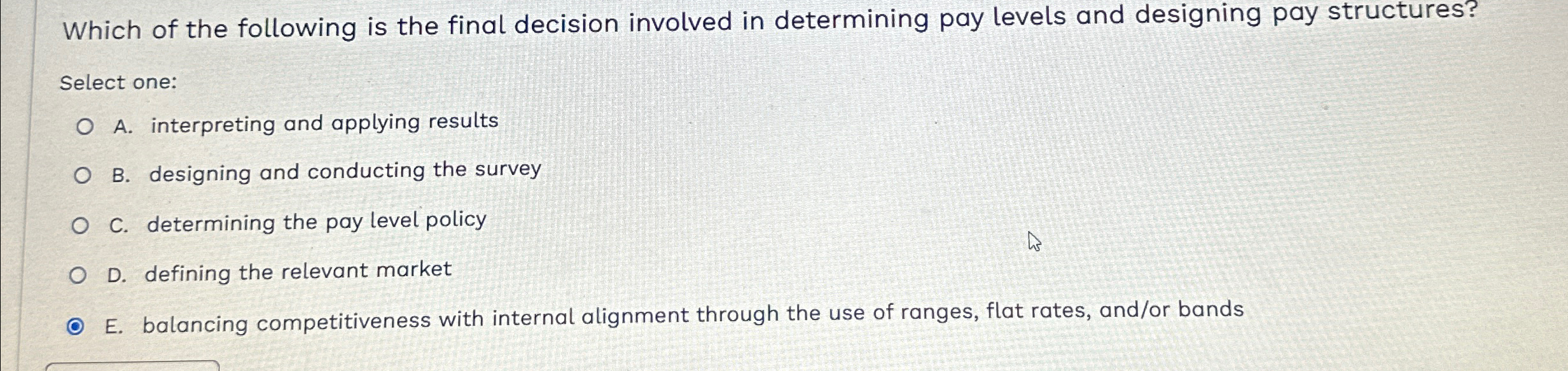 Solved Which of the following is the final decision involved | Chegg.com