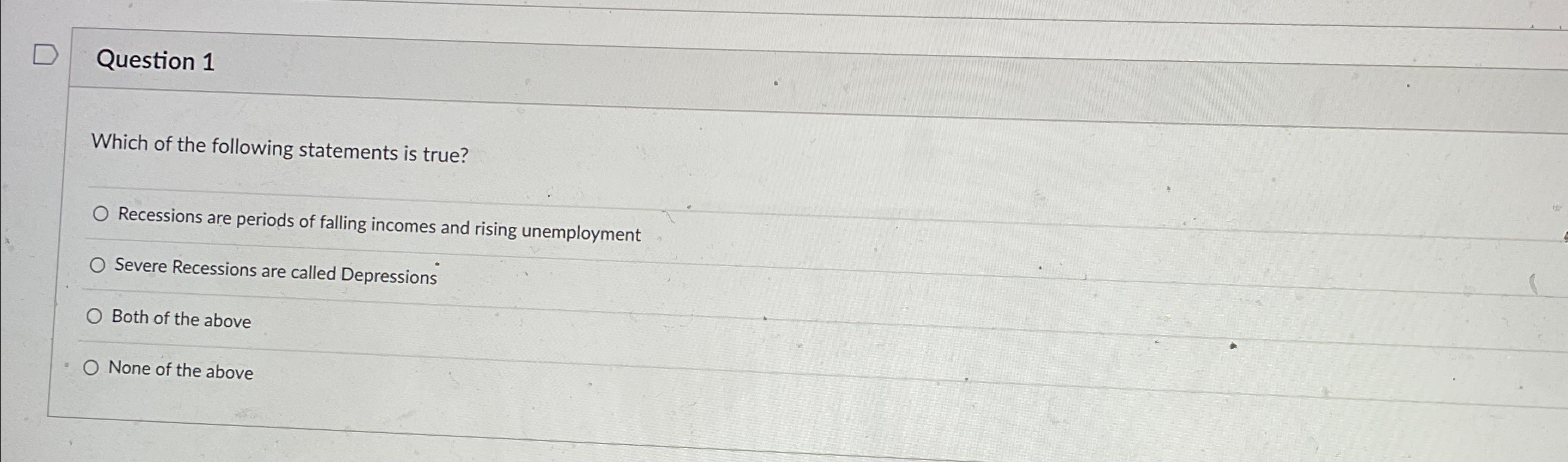 Solved Question 1Which of the following statements is | Chegg.com