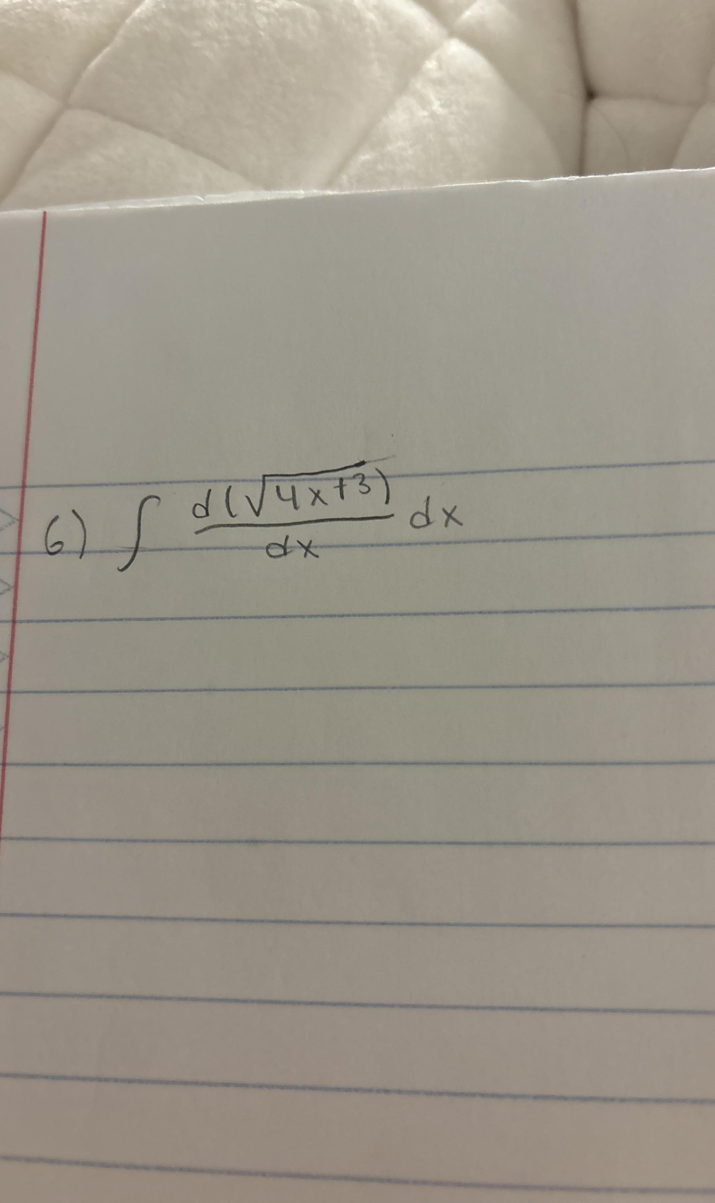 Solved by an EXPERT ∫﻿﻿d(4x+32)dxdx | Chegg.com