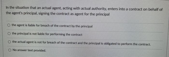 Solved A the obligations of a party to a contract to perform | Chegg.com