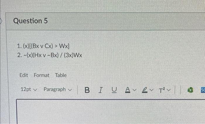 Solved Instructions Use the change of quantifier (otherwise | Chegg.com