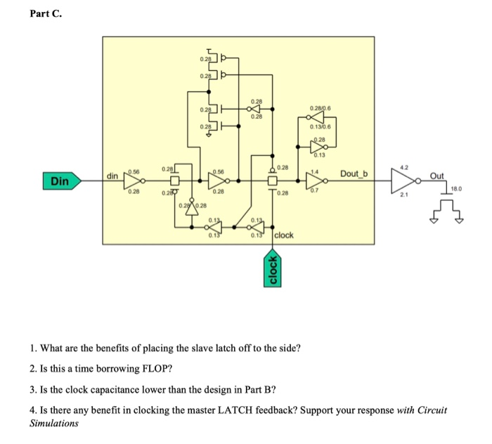 Circuit Simulations of CMOS Latches and Flip-Flops | Chegg.com