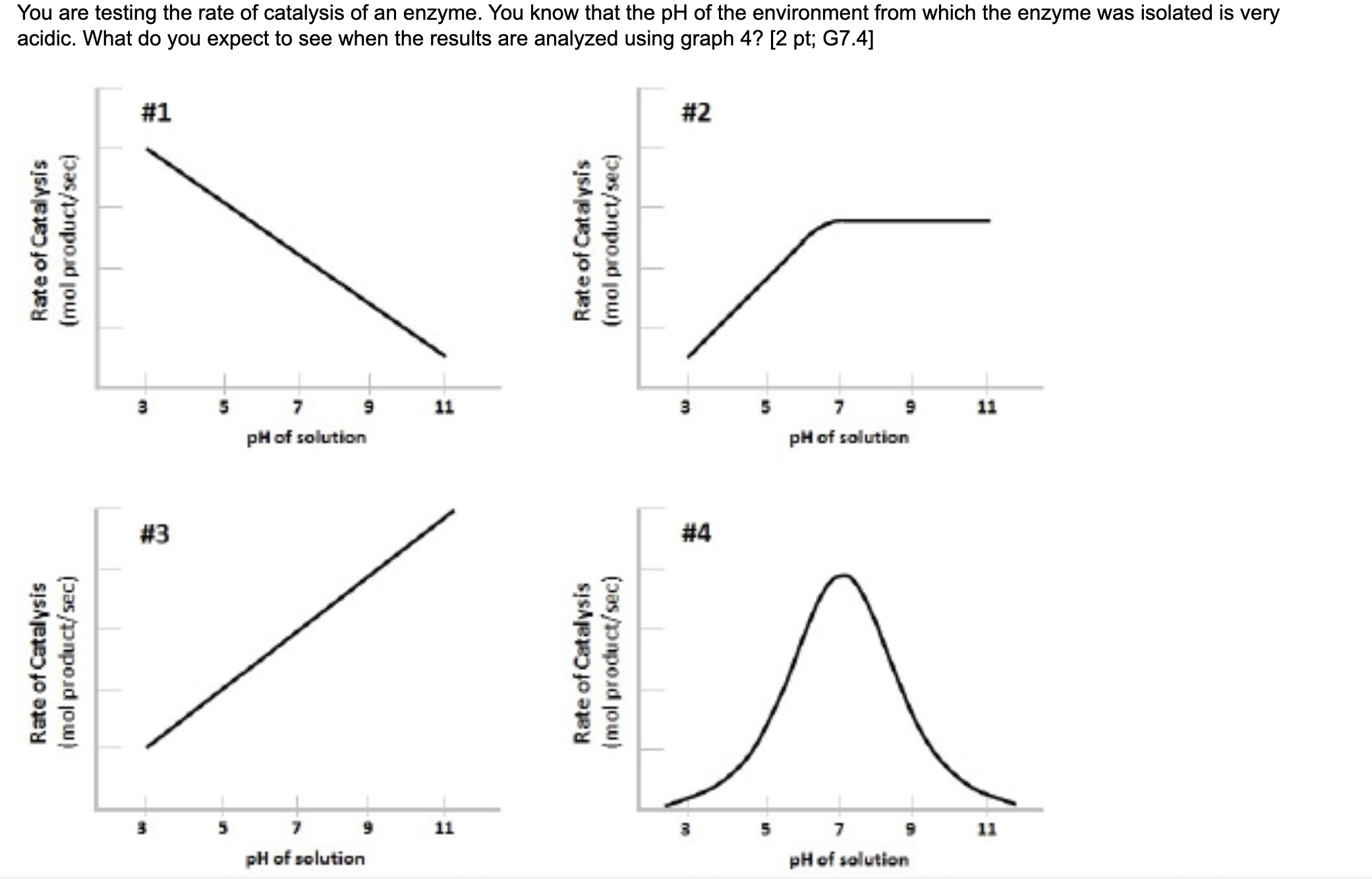 Solved You are testing the rate of catalysis of an enzyme. | Chegg.com