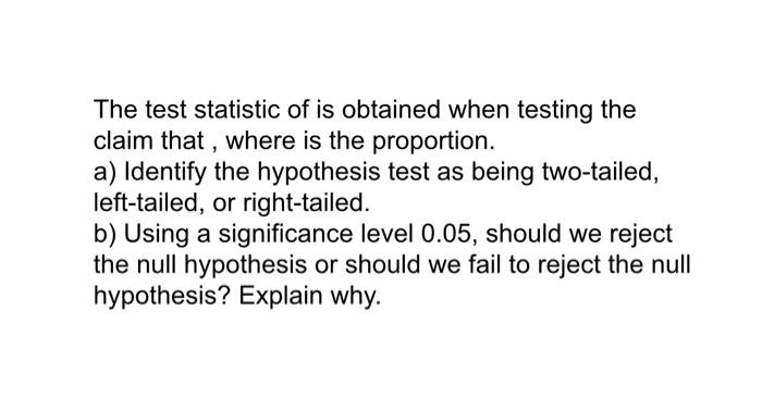 Solved In two sided hypothesis test using z (standard | Chegg.com