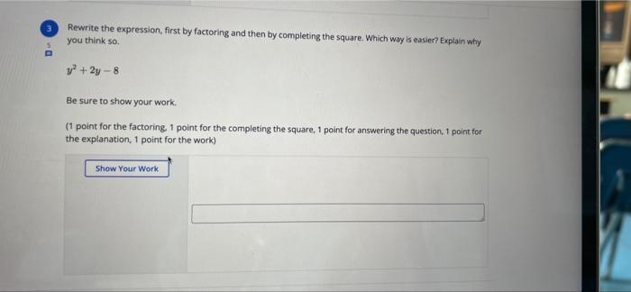 Solved 1 Rewrite each expression by completing the square. 2 | Chegg.com
