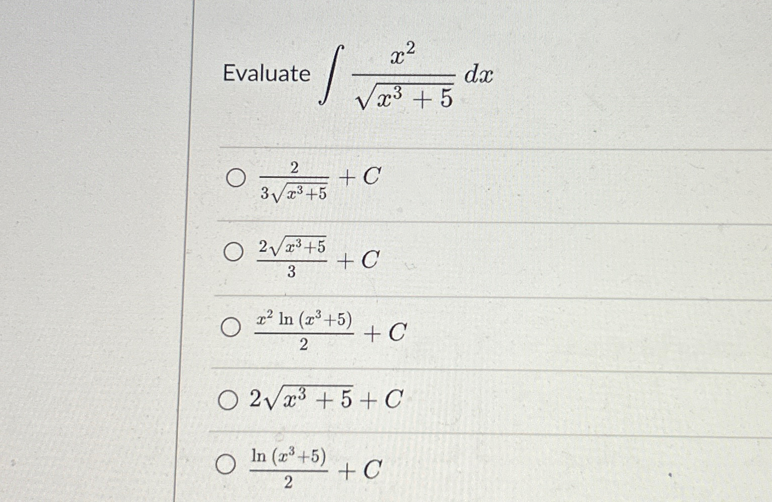 Solved Evaluate | Chegg.com