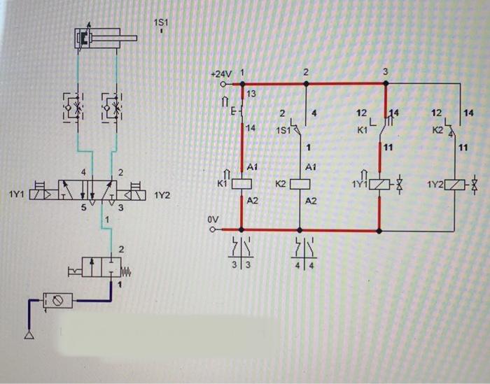 Solved The Lab title is " Electro-Pneumatic Circuit : | Chegg.com