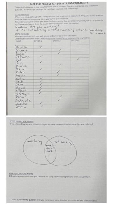 Solved MGF 1106 PRDUECT 11−5 SRVEYS AND PROAAESLTY \$TFF | Chegg.com