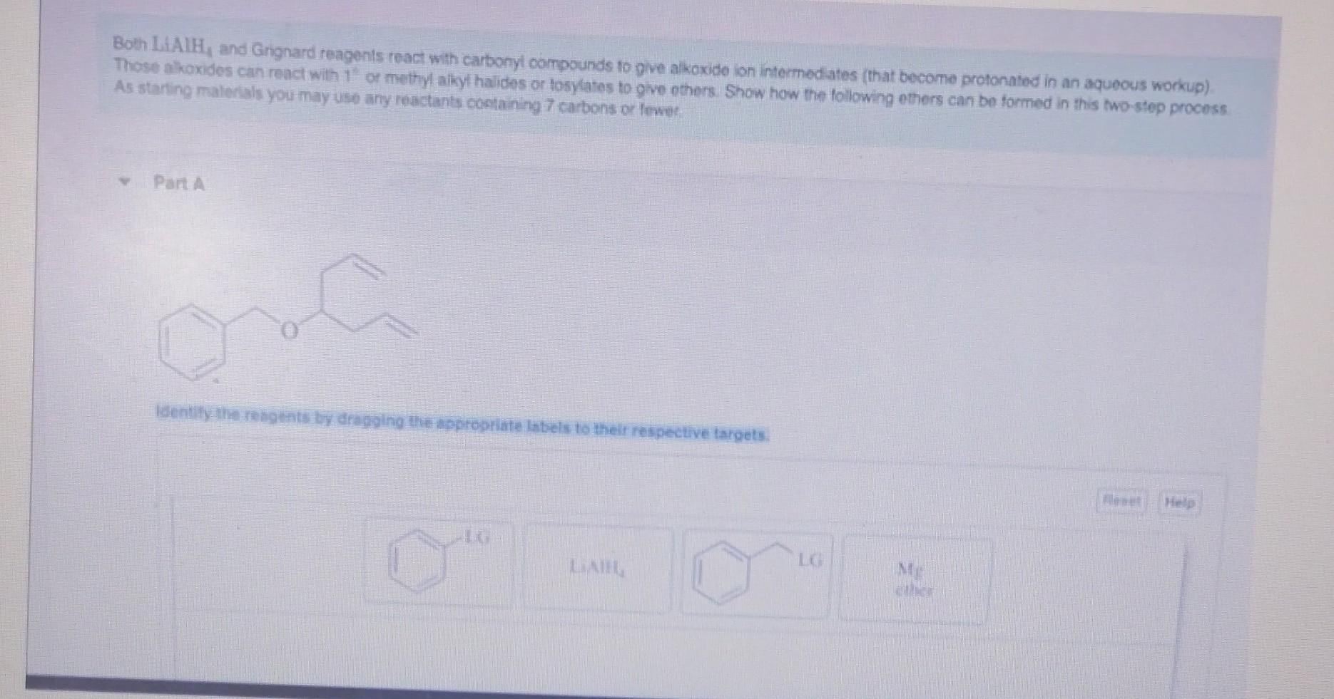 Solved Both LiAlH, and Grignard reagents react with carbonyl | Chegg.com