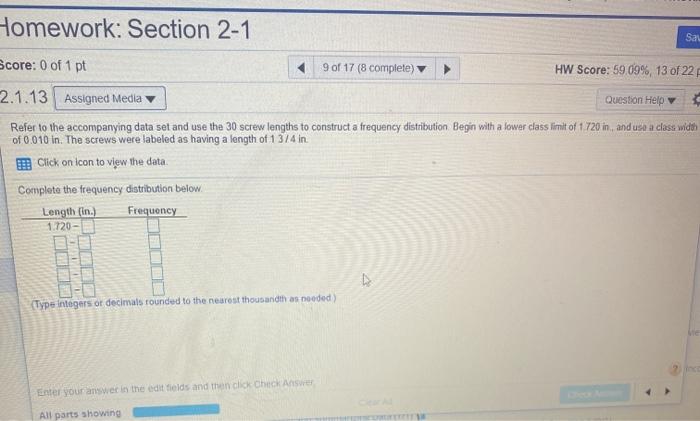 Solved Homework Section 2 1 Sau Score 0 Of 1 Pt 9 Of 17 8