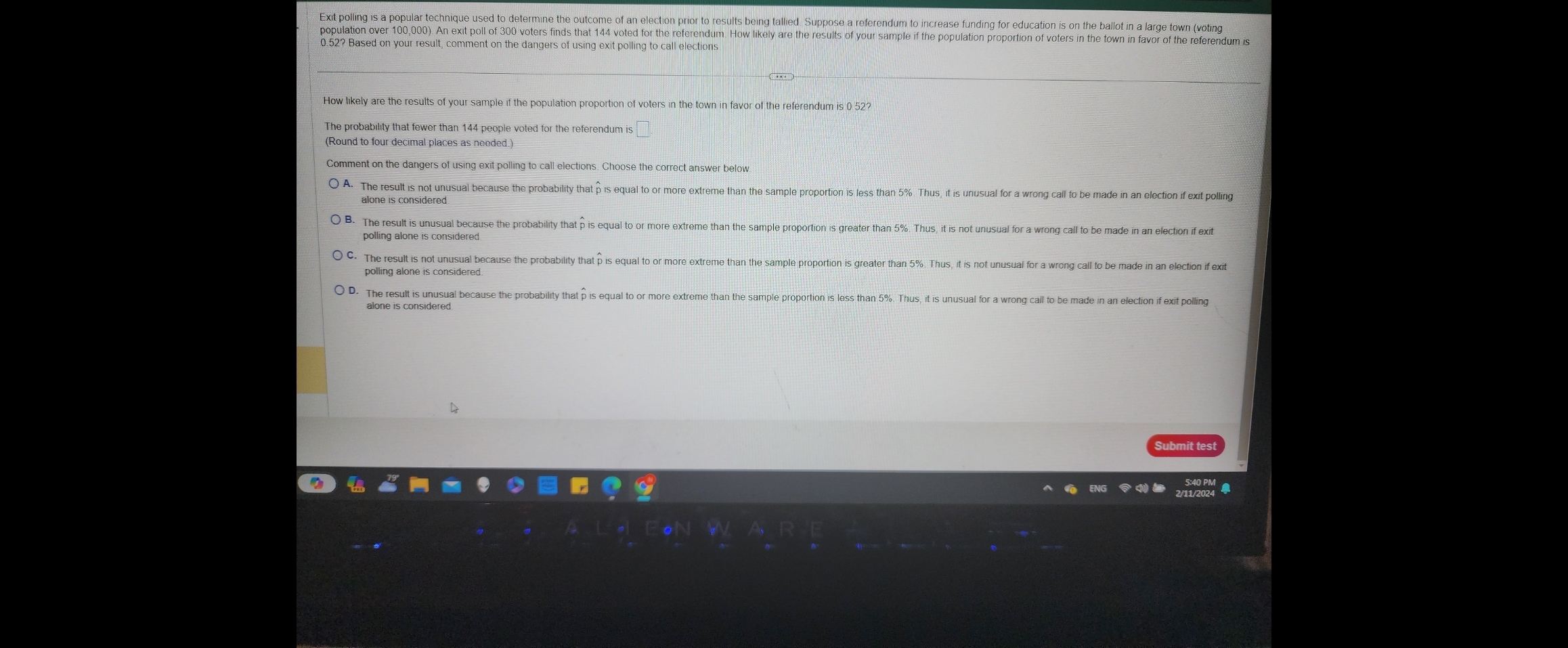 Solved 0.52 ? ﻿Based on your result, comment on the dangers | Chegg.com