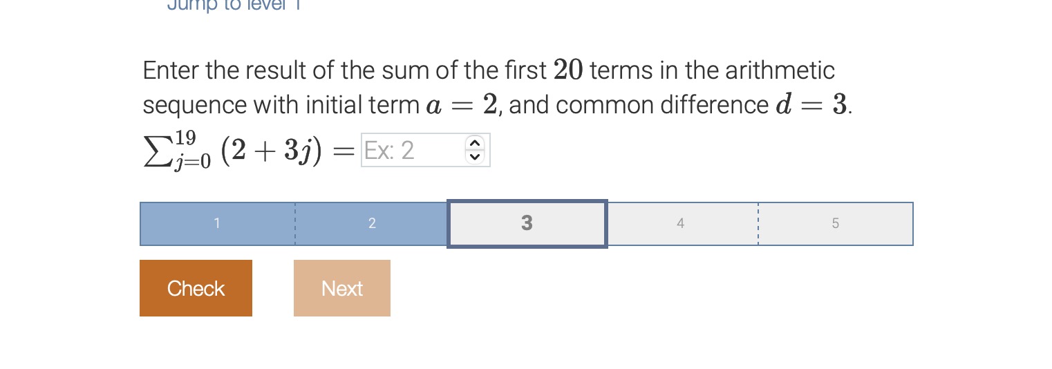 Solved Enter The Result Of The Sum Of The First 20 terms In