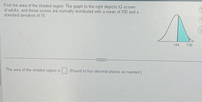 Solved Find the area of the shaded region. The graph to the | Chegg.com