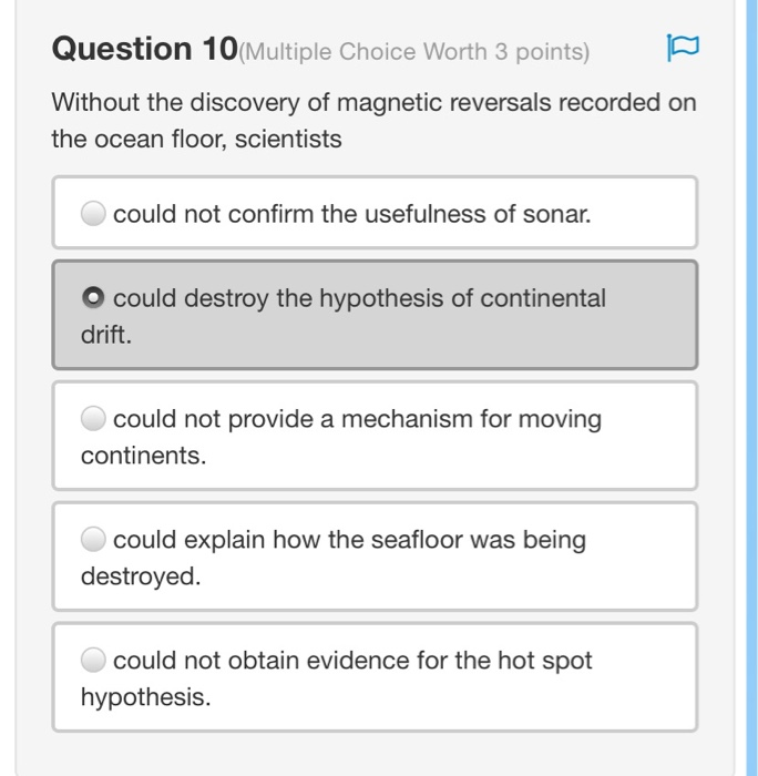 Solved Question 10(Multiple Choice Worth 3 points) Without | Chegg.com