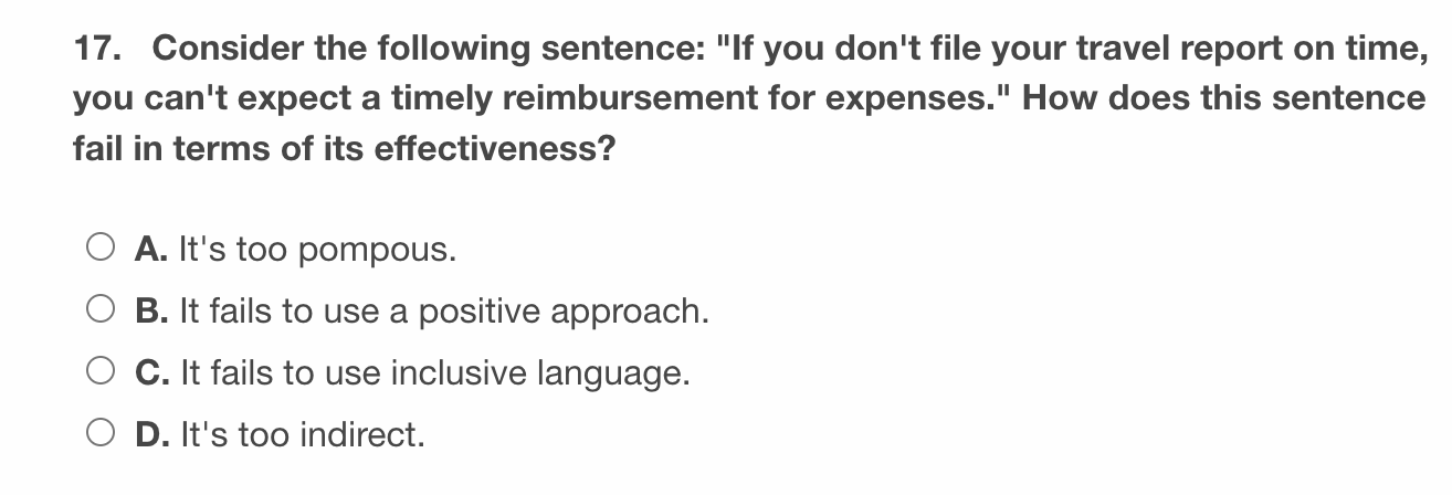 Consider the following sentence: "If you don't file | Chegg.com